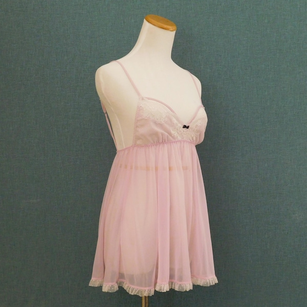 La Senza BLACK SHEER BABYDOLL Nightie Baby Doll Nighty Nightgown ...