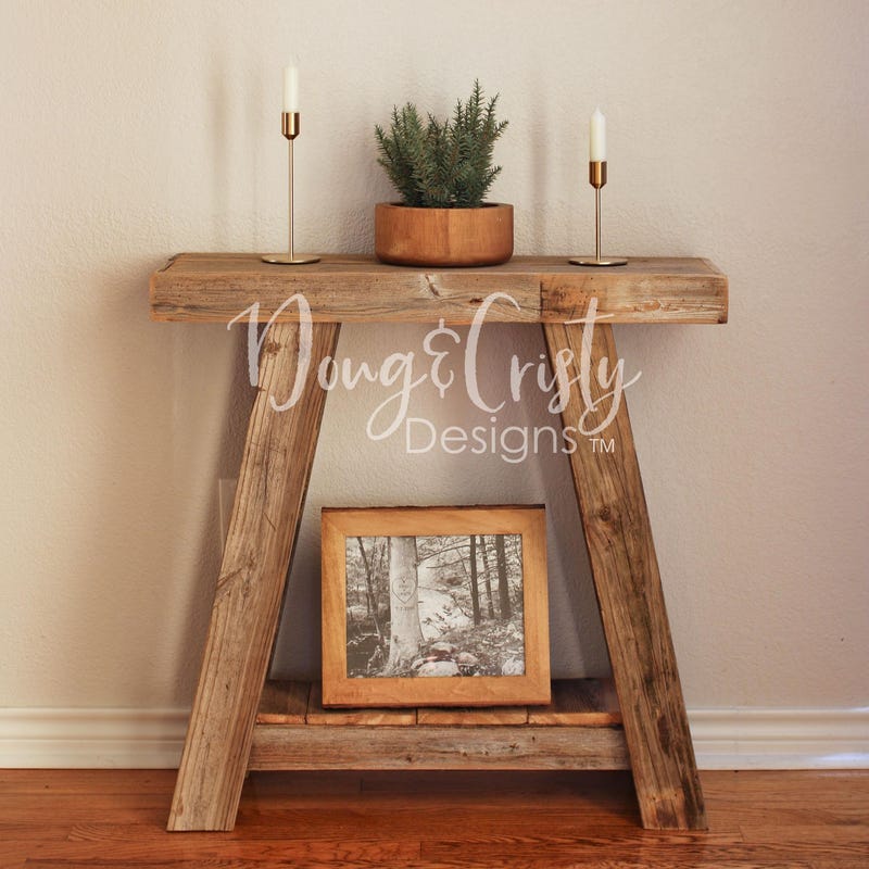 Rustic Side Tables Tall - Etsy