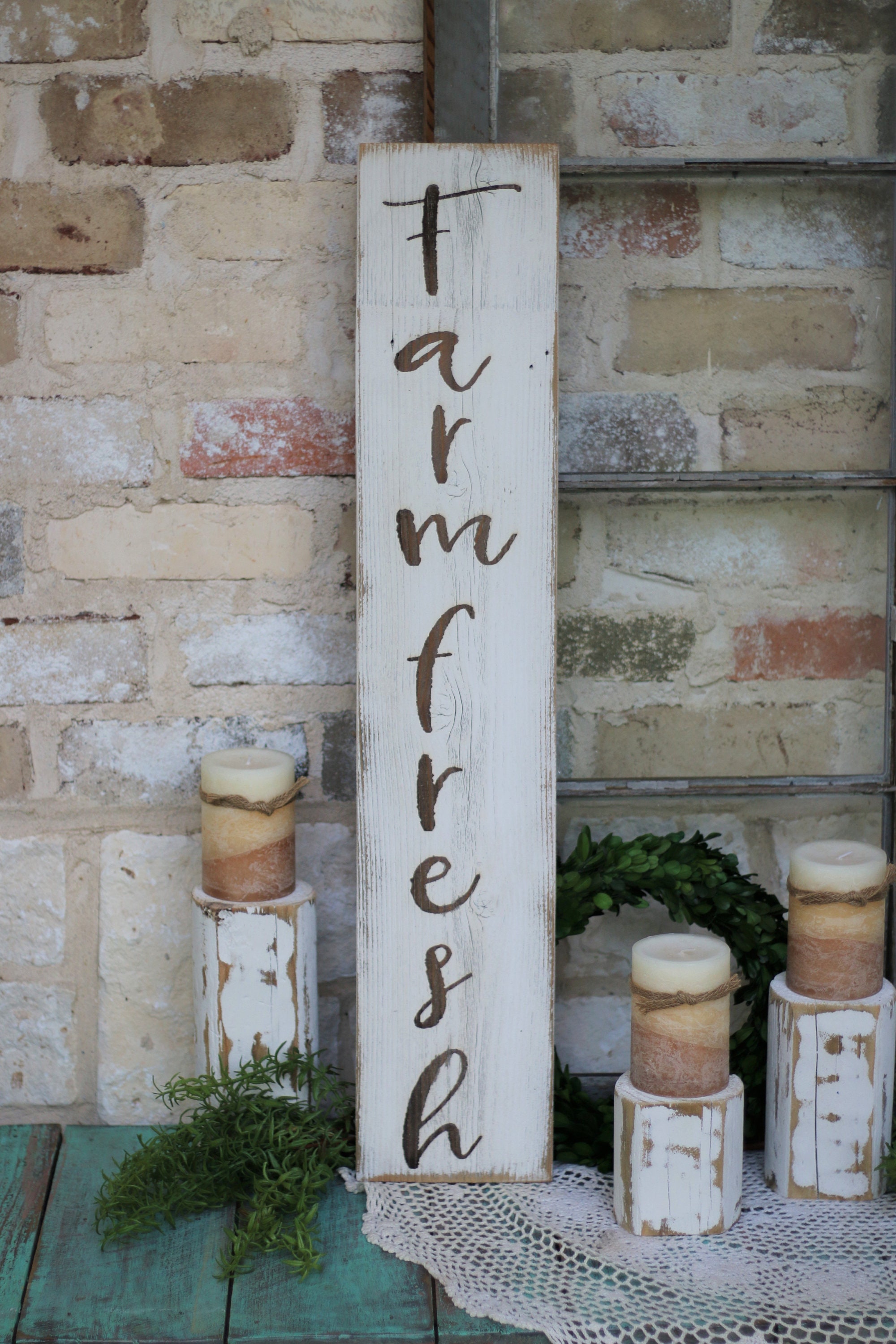 Farmhouse Vertical Signs | Etsy