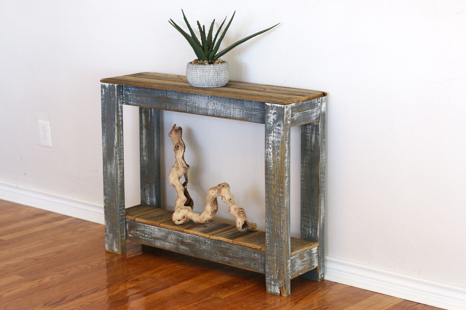 Rustic 36 Inch Combo Console Table - Etsy