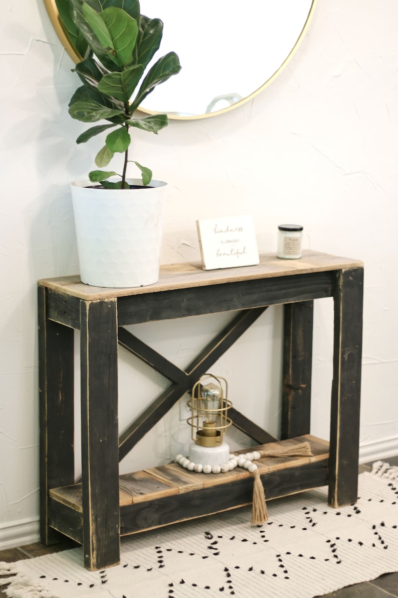 Combo X Back Console Table - Etsy