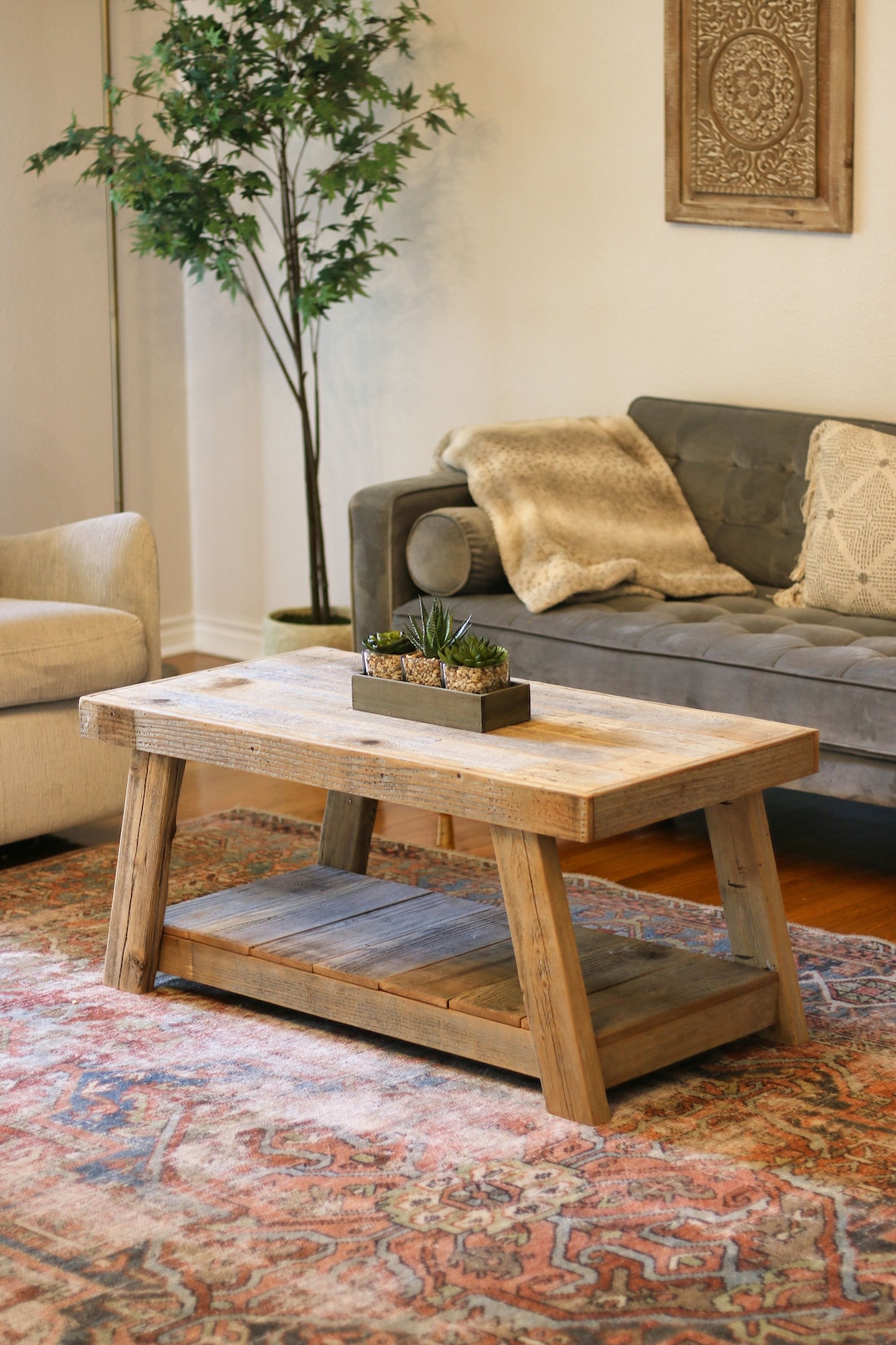 Modern Aztec A-frame Coffee Table - Etsy