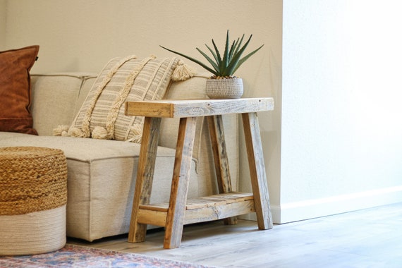 Etsy wooden side table store