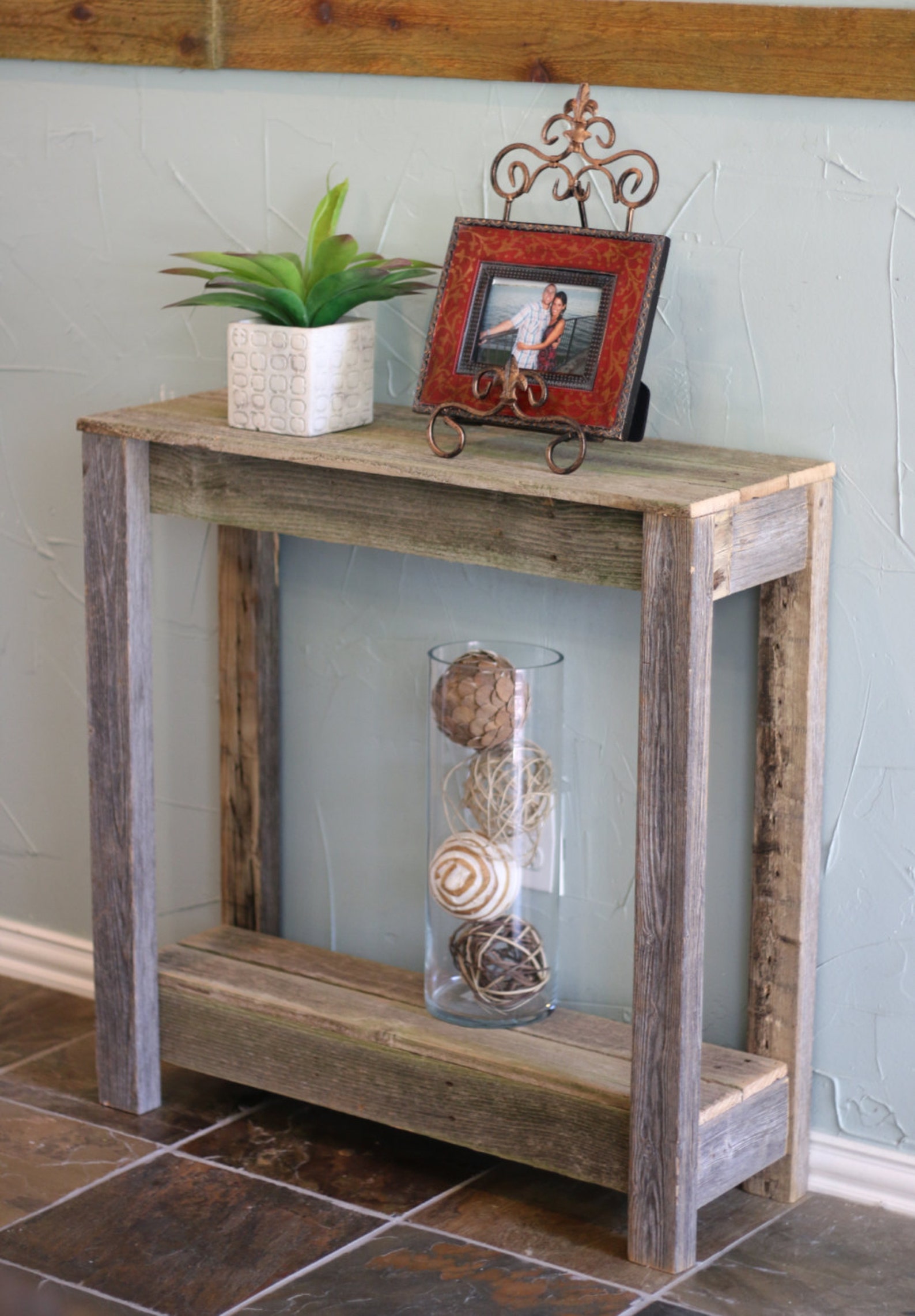 Small Natural Entry Console - Etsy