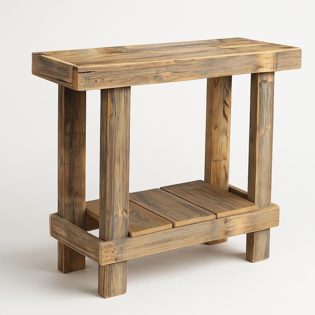 High Rise Luxe Side Table 26x10x23h - Etsy