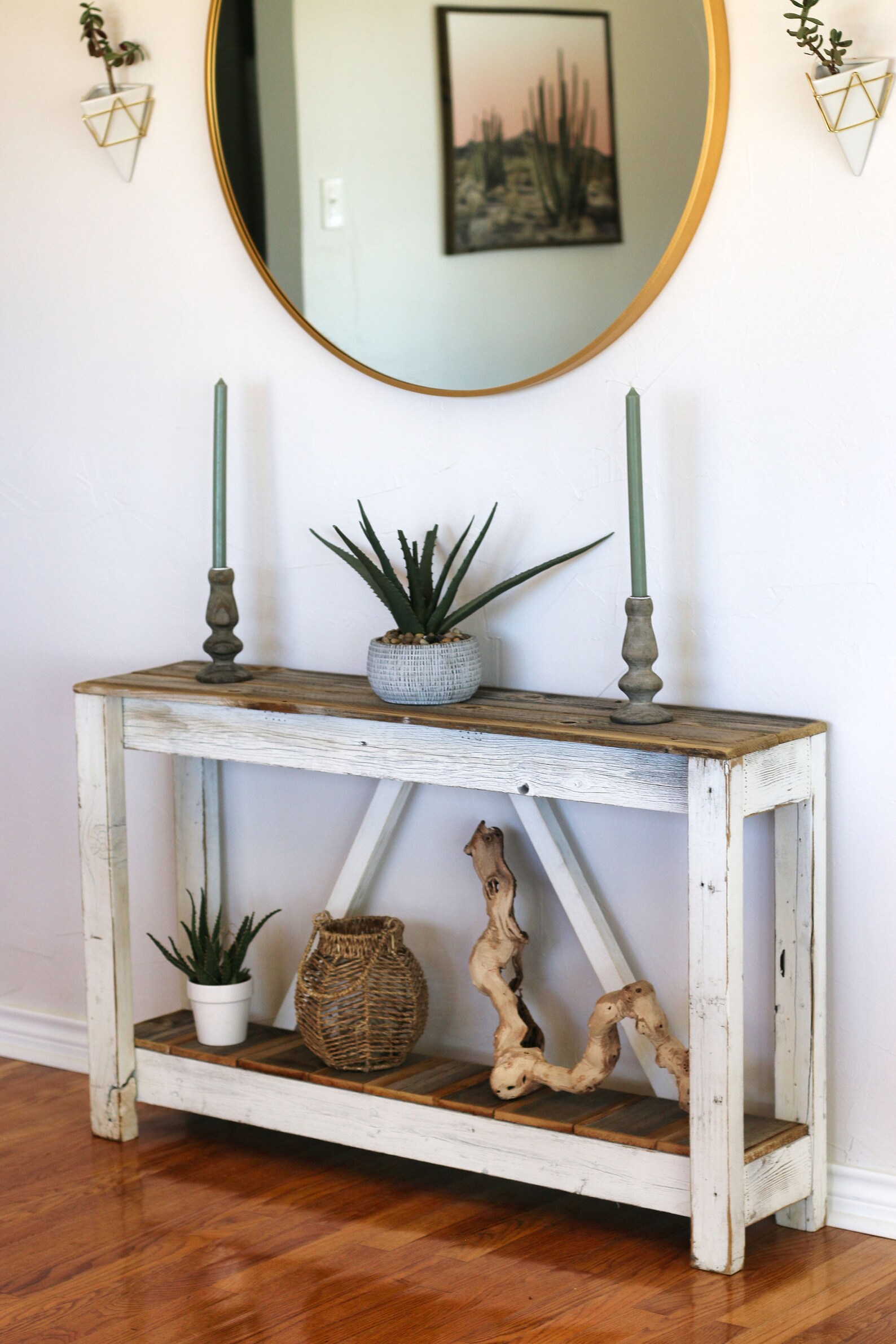 A-frame Console Table for Entryway Behind Sofa Living Room - Etsy