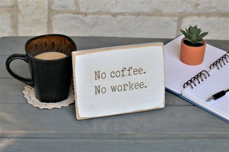 Funny Desk Signs Reclaimed Wood School and Work Decor - Etsy