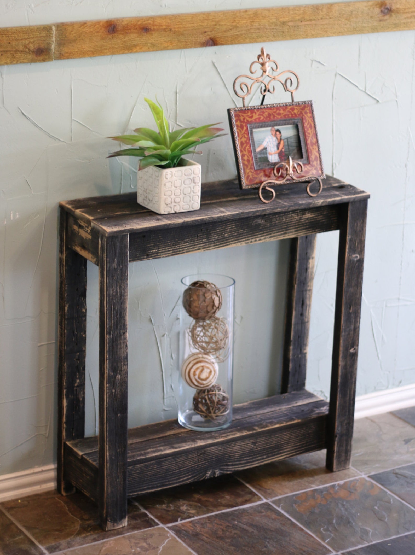 Small Black Entry Console - Etsy