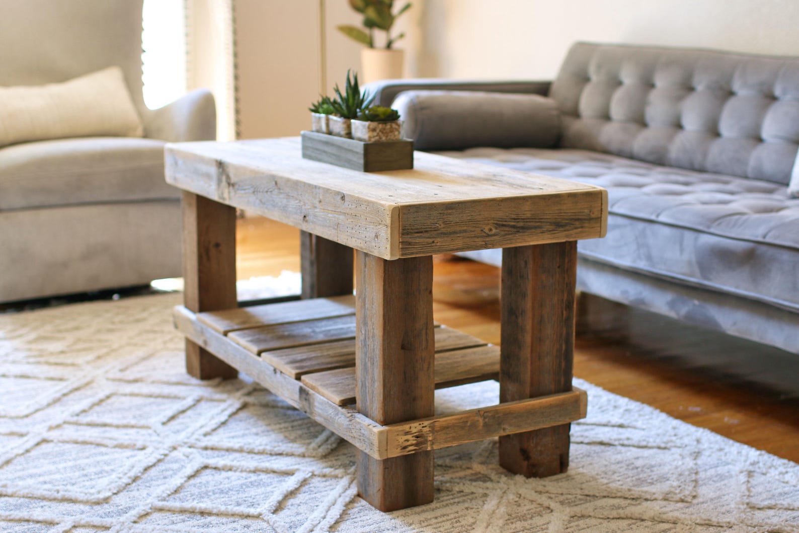 Fat Leg Luxe Bench/coffee Table - Etsy