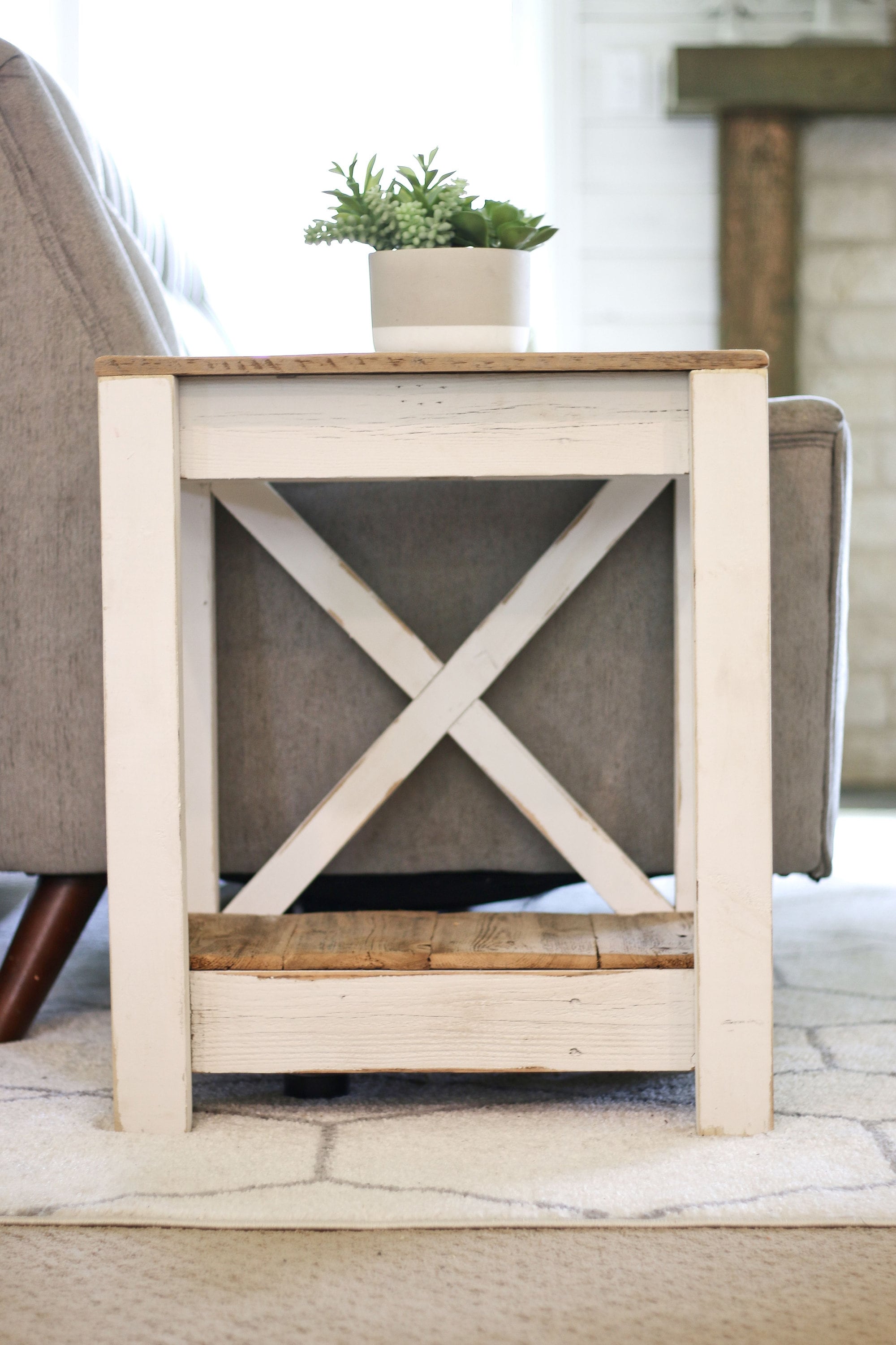 X-back End Table - Etsy