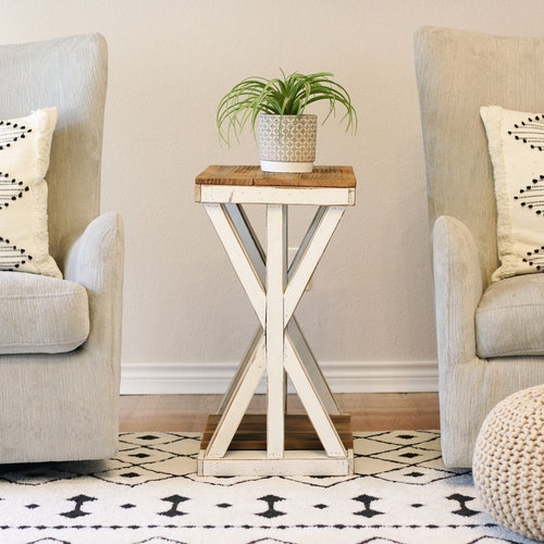 X-back End Table - Etsy