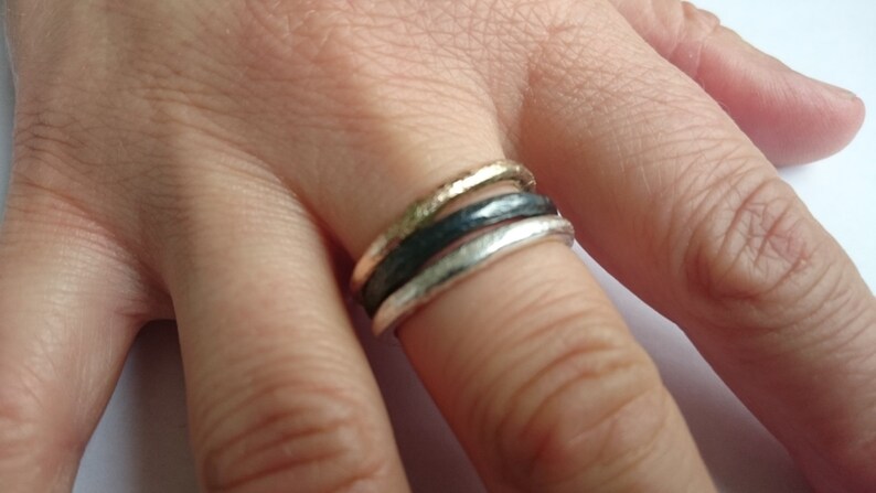 Round Stacking Rings - Etsy