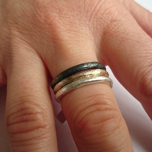 Round Stacking Rings - Etsy