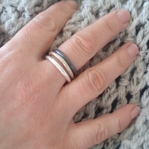 Round Stacking Rings - Etsy