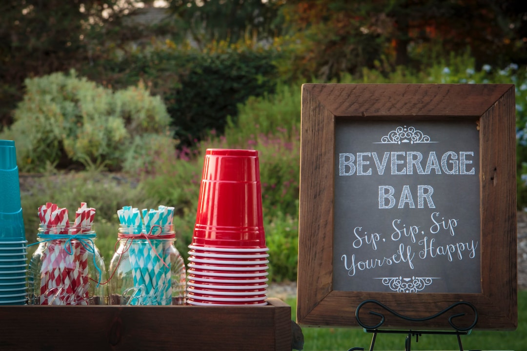 Beverage Bar, Chalkboard Printable, INSTANT Download, Printable ...