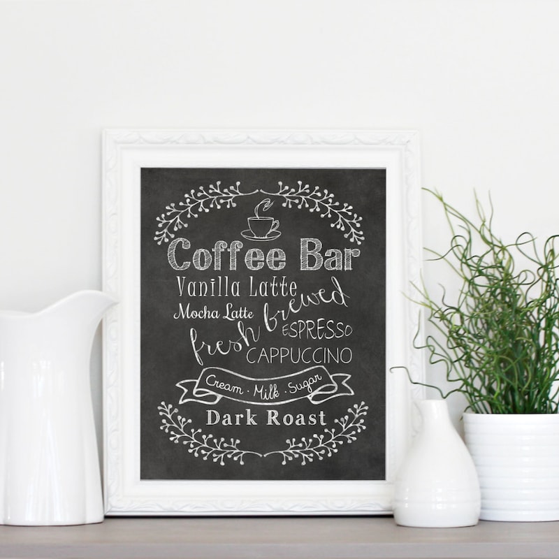 Coffee Chalkboard - Etsy