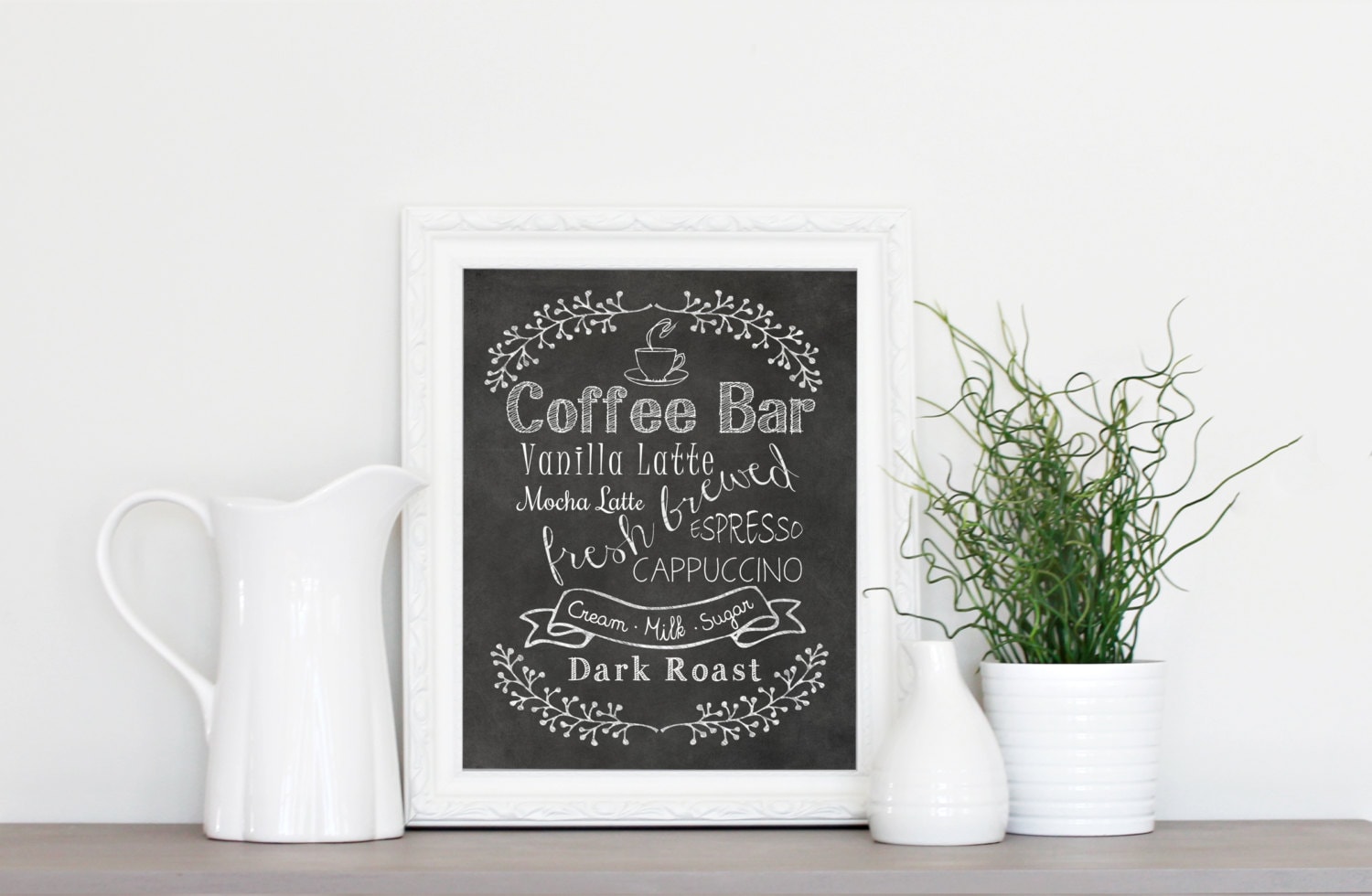 Coffe Bar Sign Chalkboard Printable INSTANT Download | Etsy