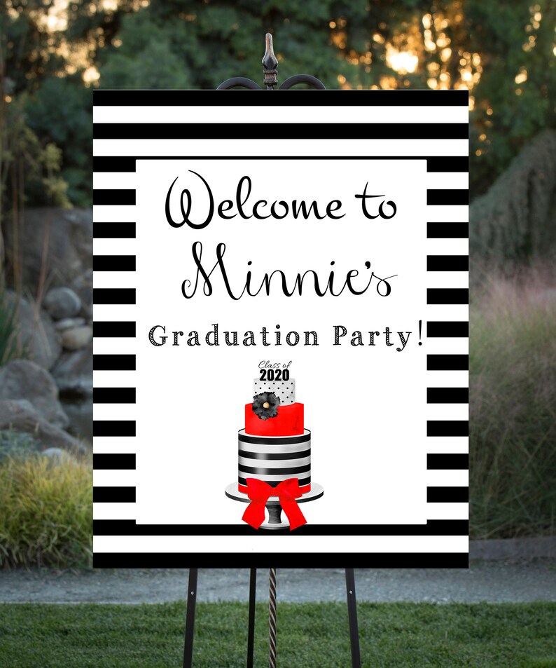 Graduation Party Welcome, Grad Party, Printable Sign, Class of 2020 ...