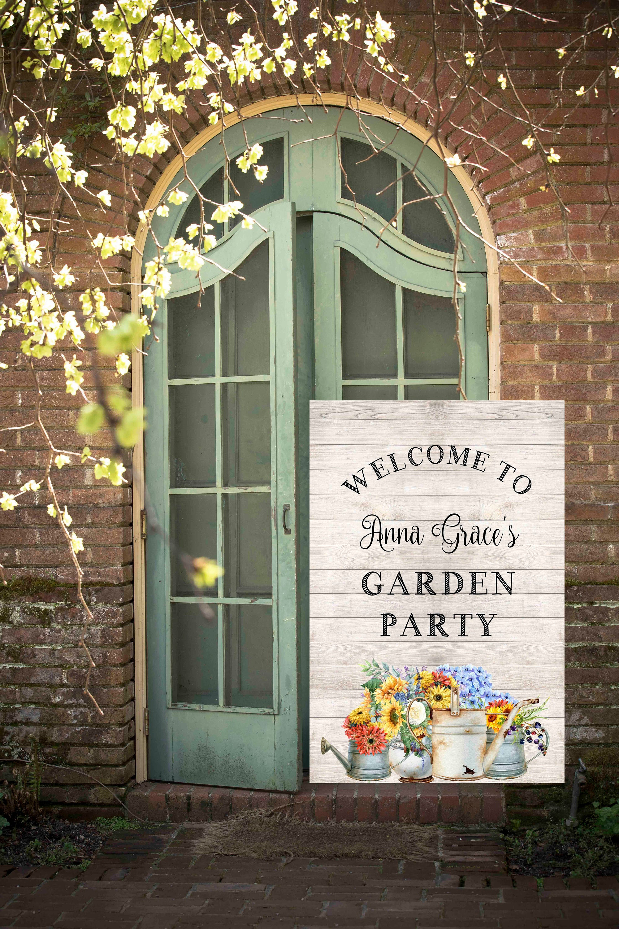 Garden Party Welcome Garden Theme Party Birthday Bridal | Etsy