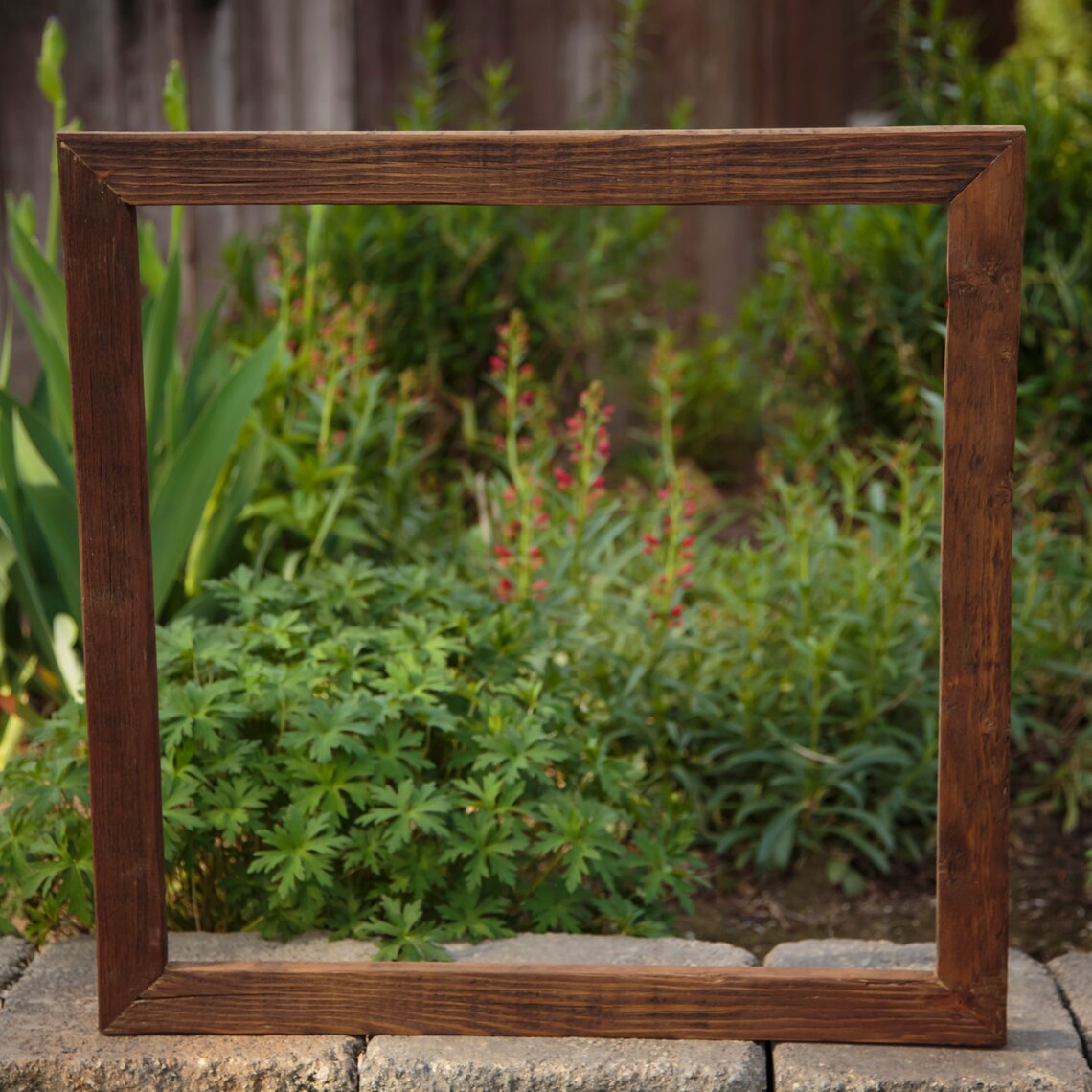 Rustic Frame, Reclaimed Wood From 100 Year Old Vineyard - Etsy