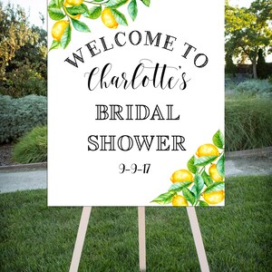 Graduation Welcome, Lemon Theme Graduation, Lemon Party Printable ...