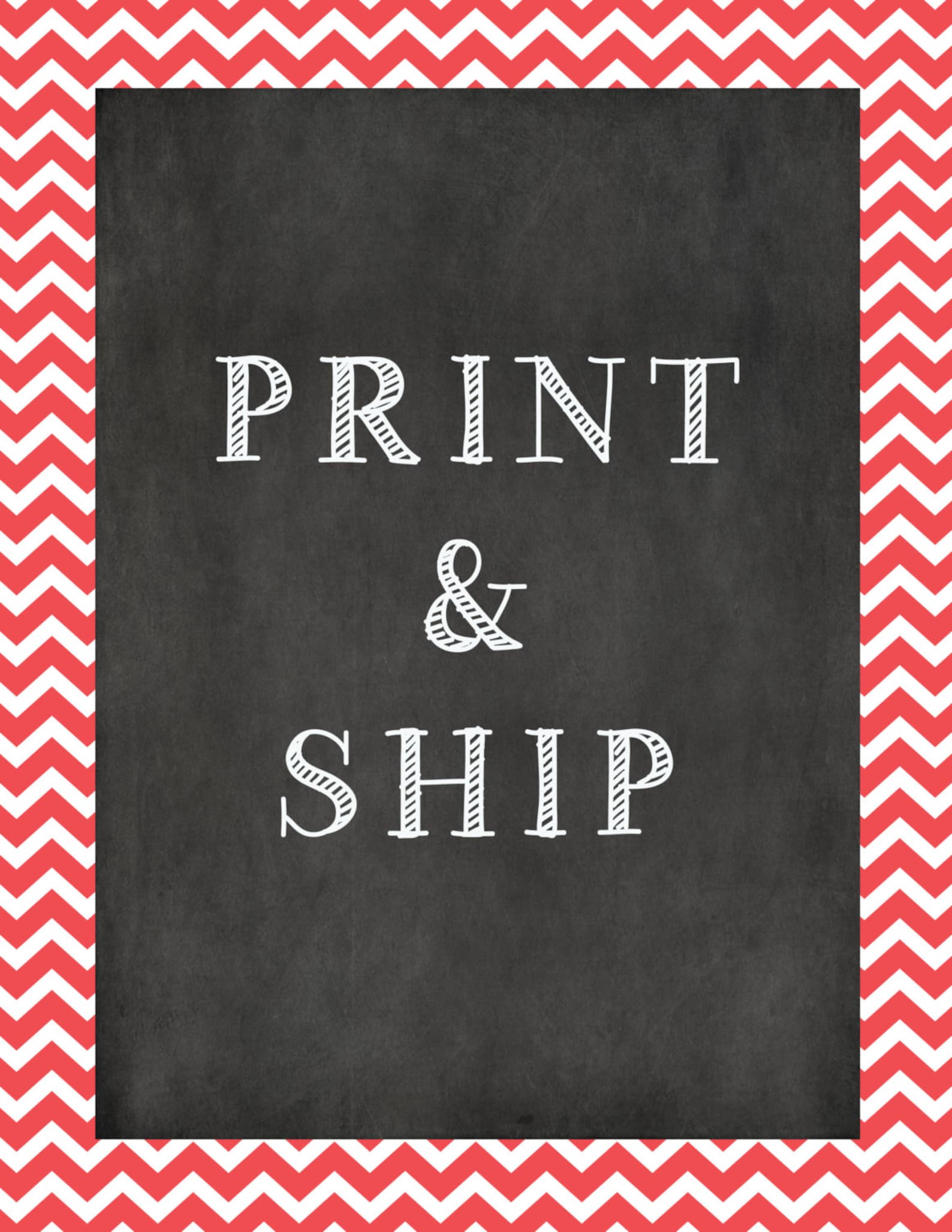 Print & Ship, We Have Your Order Printed and Shipped to You. You Pick ...