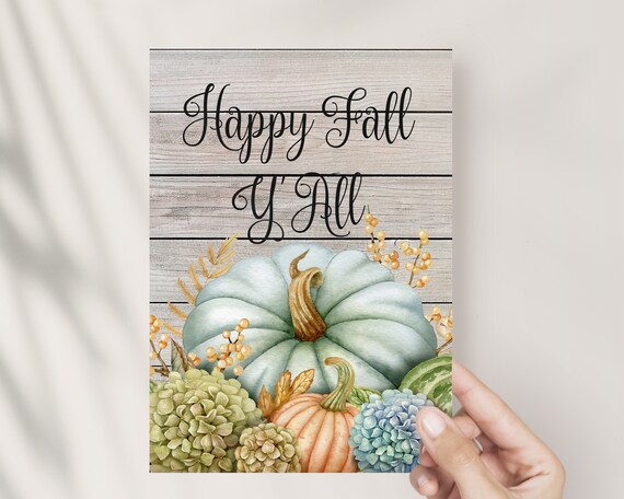 Happy Fall Fall Decor INSTANT Download Printable Artwork - Etsy