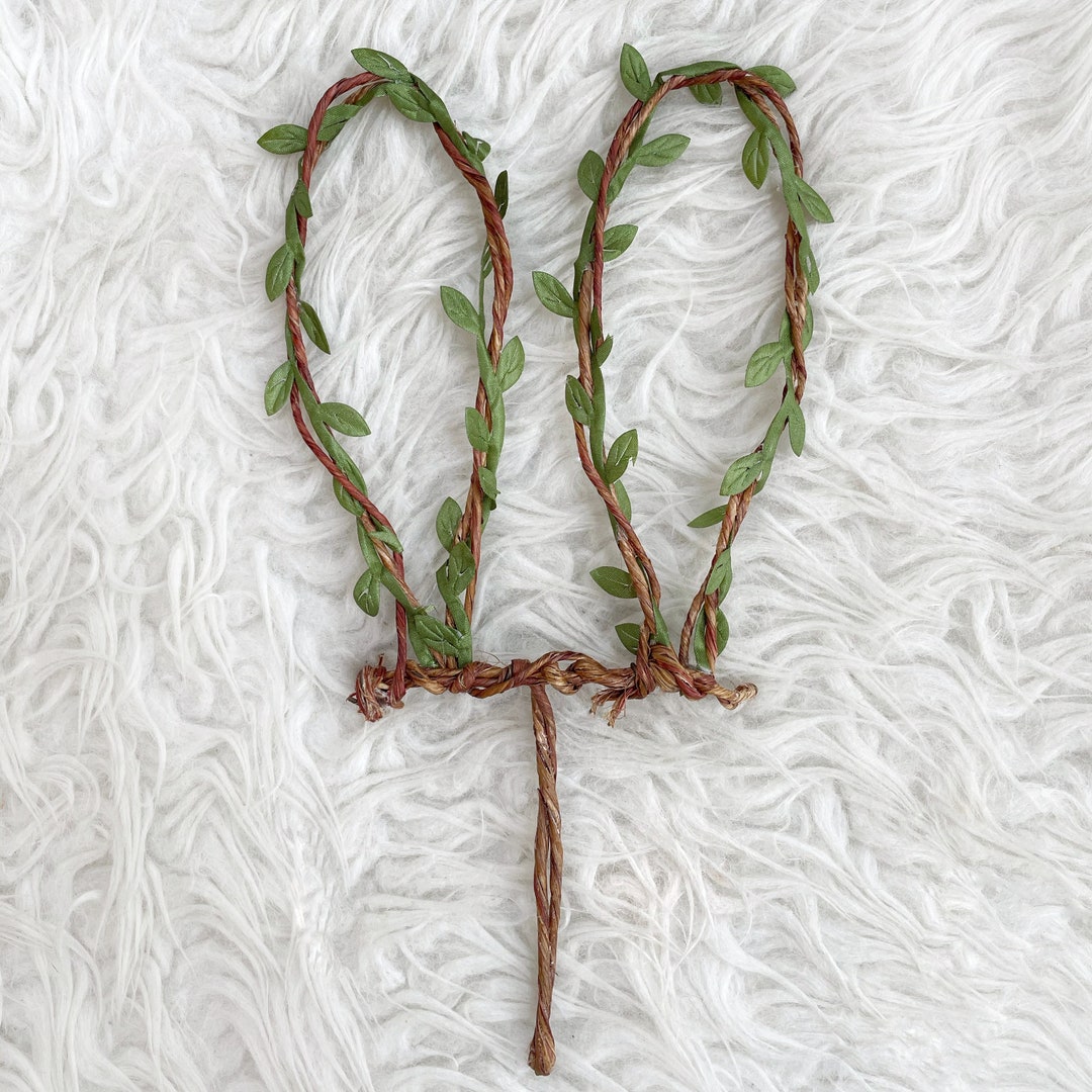 Easter Bunny Ear Cake Topper, Rustic First Birthday Cake Topper, 1st ...