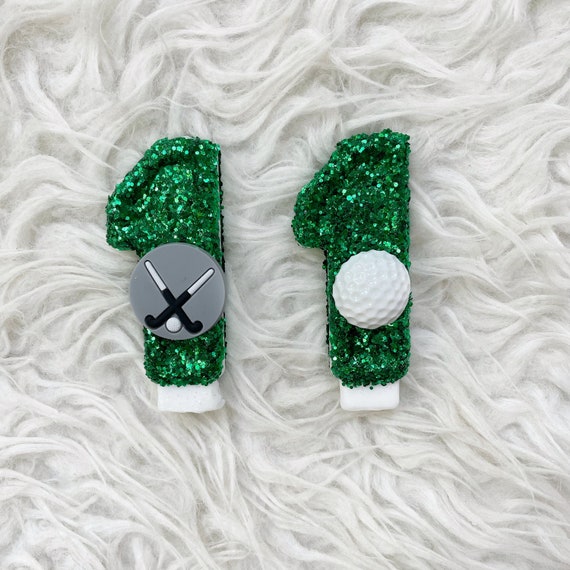 Golf ball birthday number candle comes in any number you like | Etsy