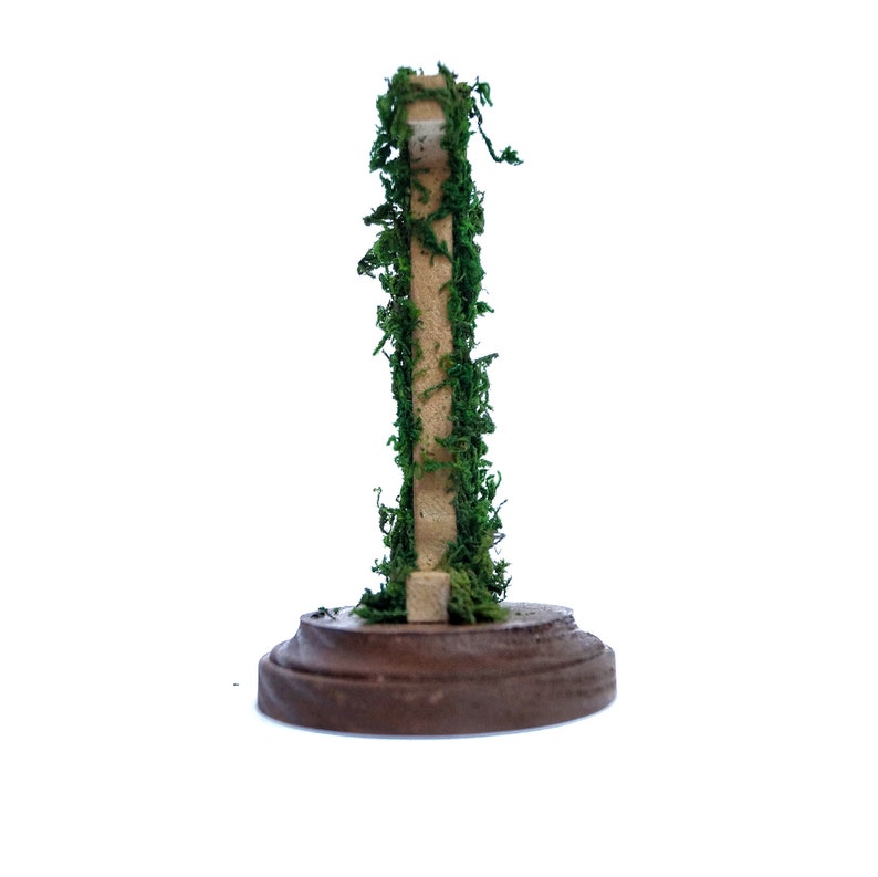 Baby's First Birthday Rustic Moss Number One Wood Stand Center Piece ...