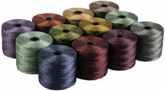 Beading Cord S-lon Forest Beading Cord Mix Spool Beadsmith | Etsy