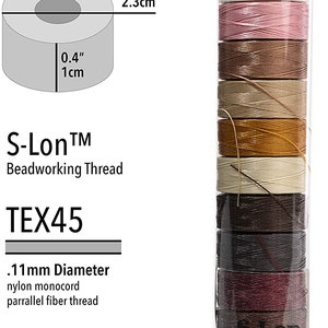 S-LON Beading Thread Variety Pack Set of 12 Pcs One Size,beading ...