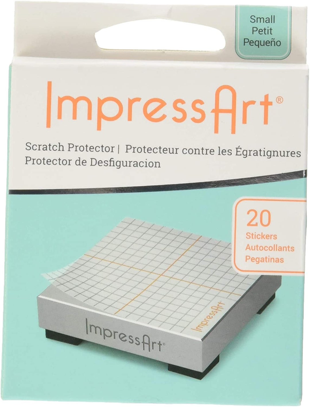 Impress Art Scratch Protector Book ,20-sticker Small, Bracelet ...