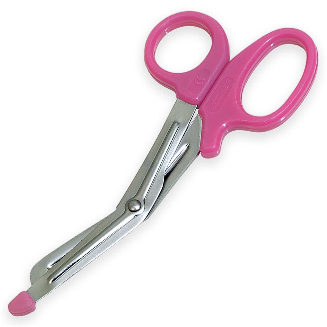 Tuff Cut Bandage Scissors 16cm – Pink Emt Trauma Shears for First Aid ...