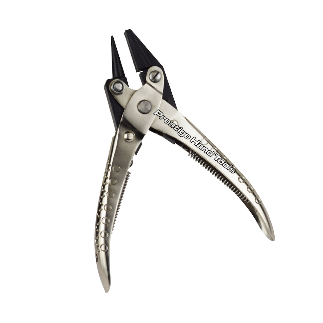Forming Pliers Parallel Action Round & Nylon Jaw Flat Nose Pliers 14 Cm ...