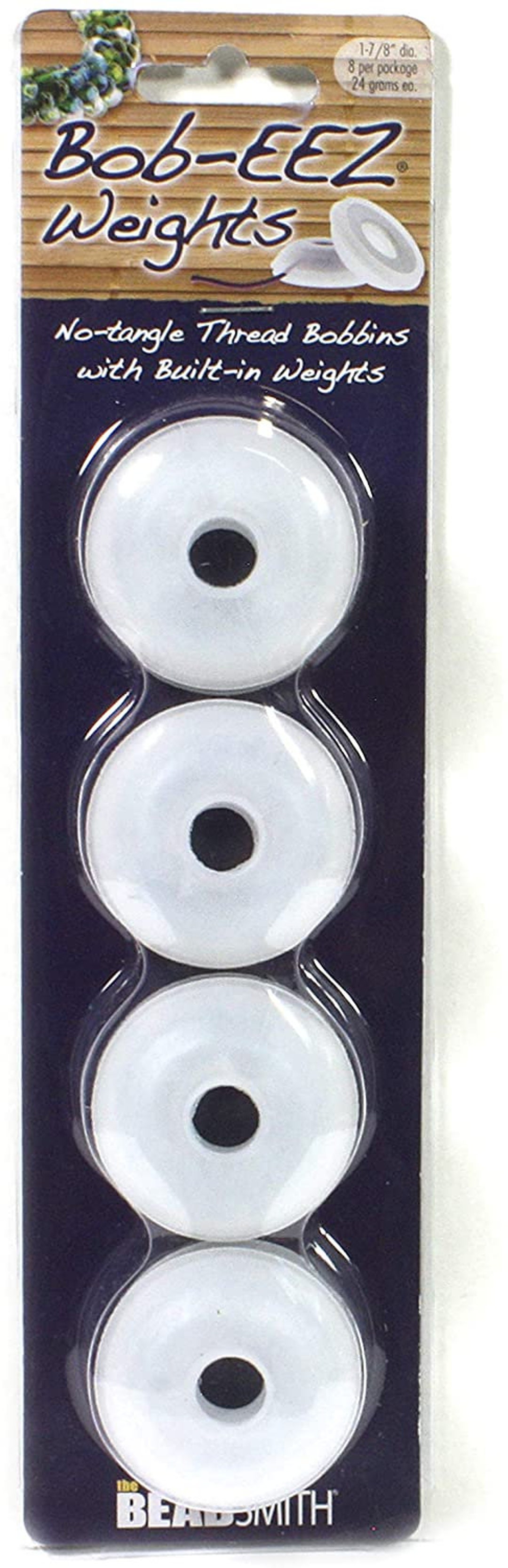 BEADSMITH Bob-eez Weights/ Poids No-tangle Thread Bobbins 8 PCS ,4.76 ...