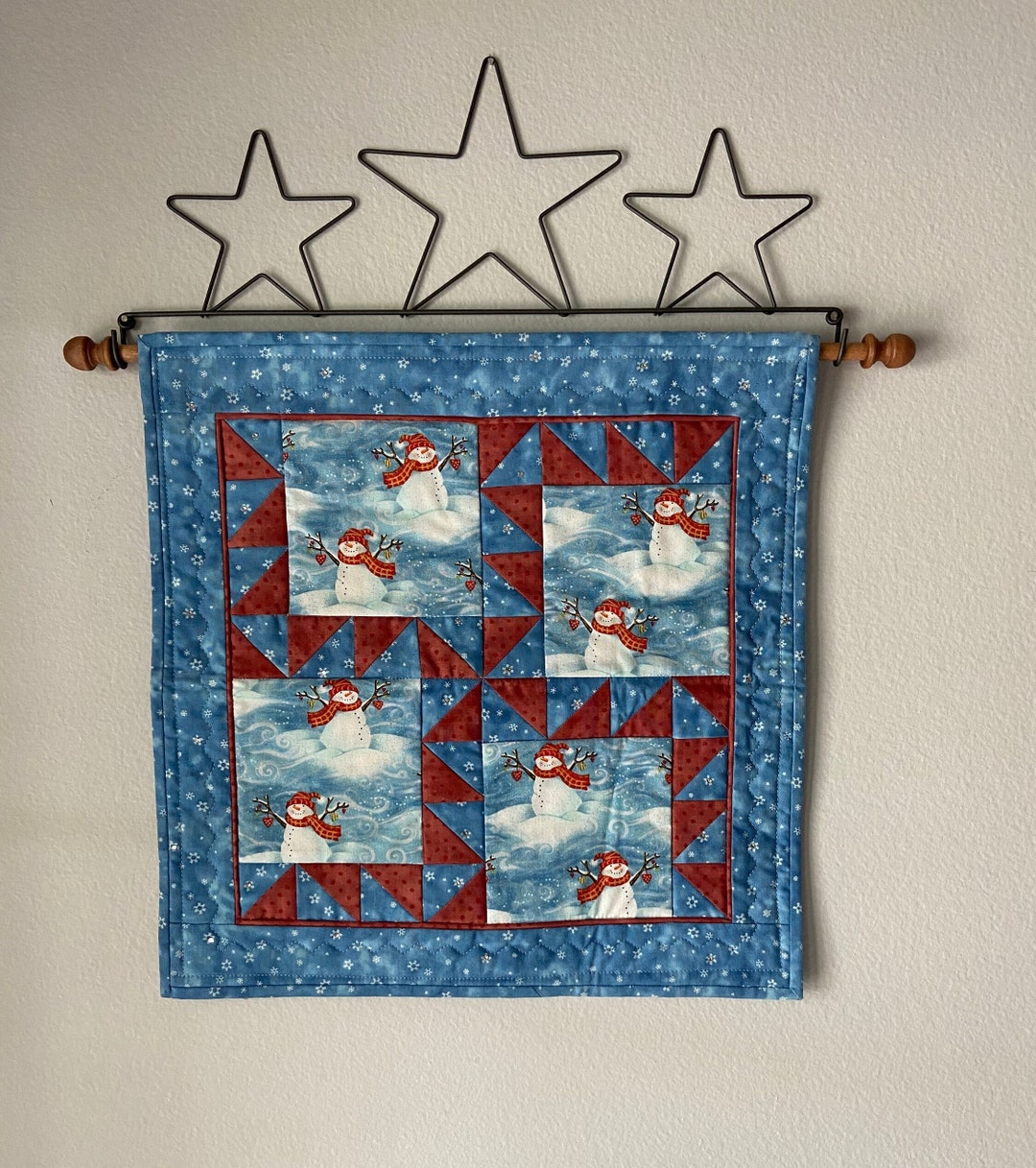 Mini Quilts. Handmade Patchwork Quilts to Hang on Your Wall. Seasonal ...