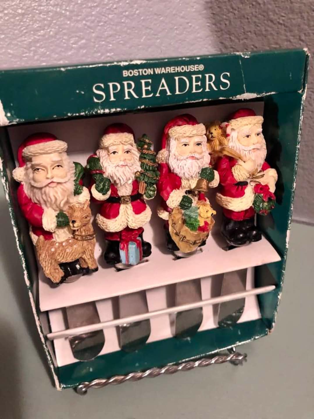 Boston Warehouse Butter Cheese Spreaders Santa Claus - Etsy