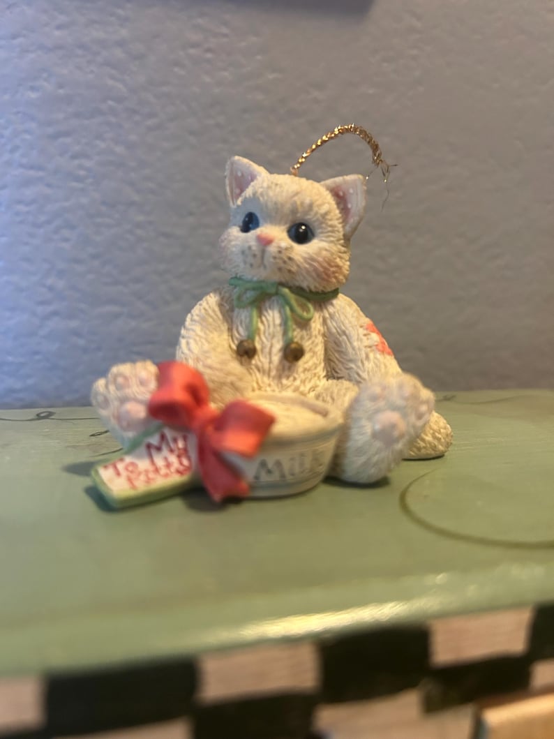 Calico Kitten Rare "to MY Kitty" 1995 Pricilla Hillman for Enesco - Etsy