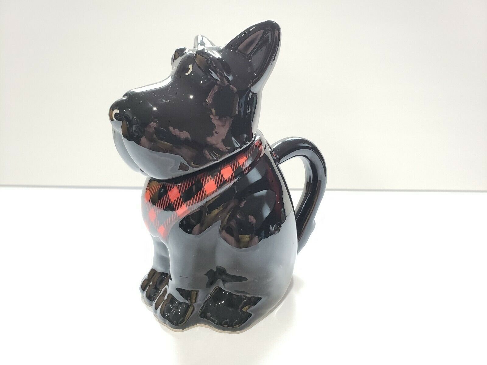 Vintage MSRF Design Studio's Scottie Dog Checkerboard Coffee Mug - Etsy