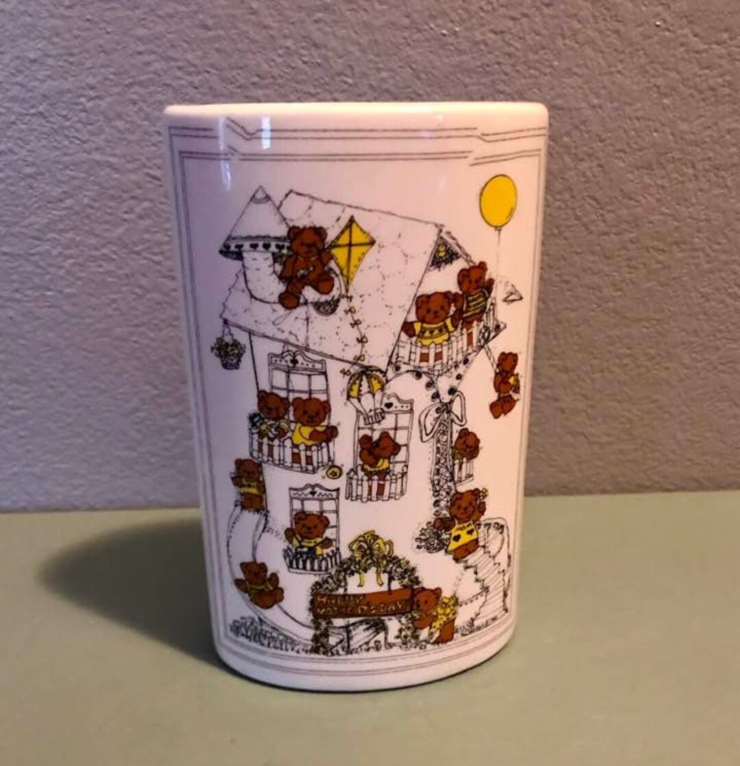 Vintage 1979 Enesco Lucy and Me 6" Vase Artist Signed by Lucy Rigg ...