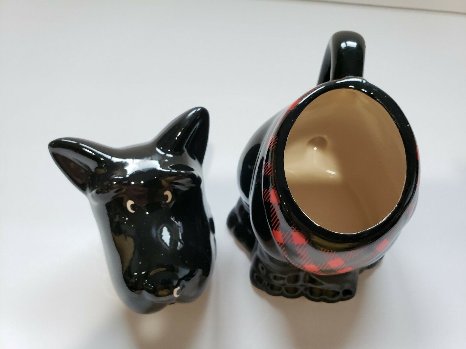 Vintage MSRF Design Studio's Scottie Dog Checkerboard Coffee Mug - Etsy