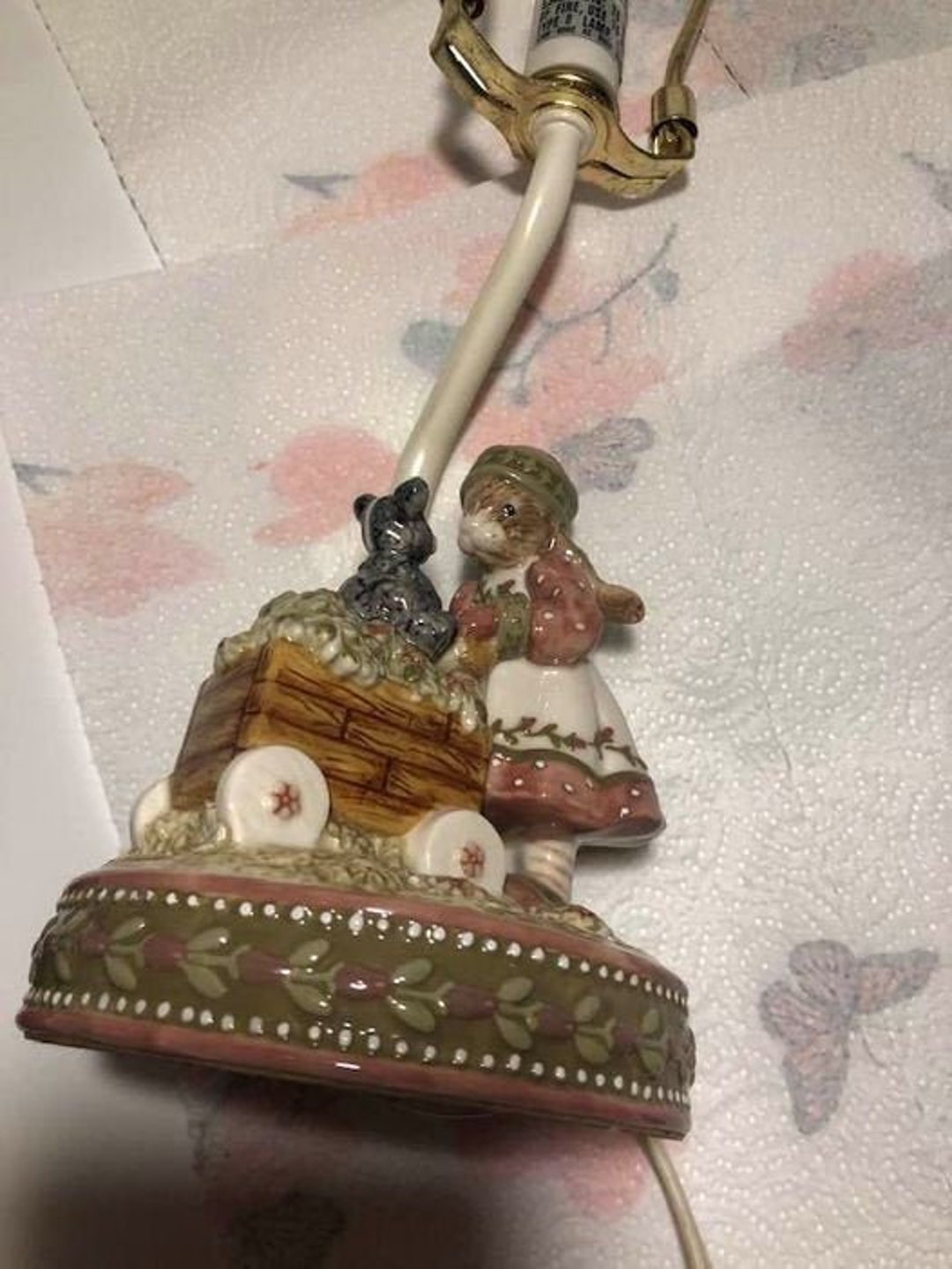 Demdaco Collectible Woodsong Designs Table Lamp - Etsy