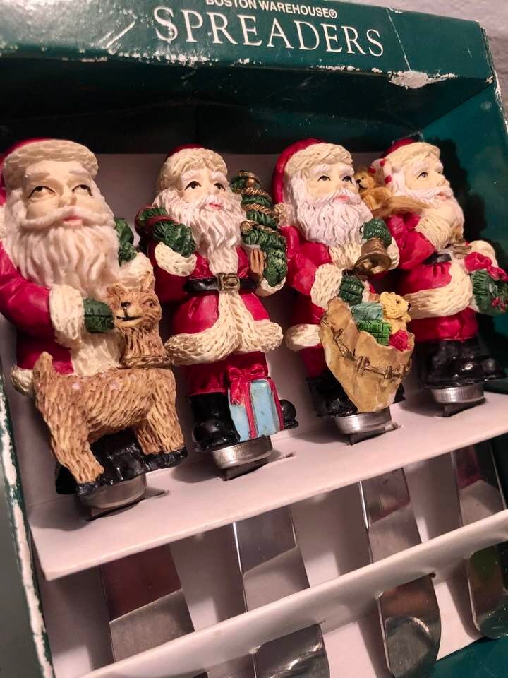 Boston Warehouse Butter Cheese Spreaders Santa Claus - Etsy