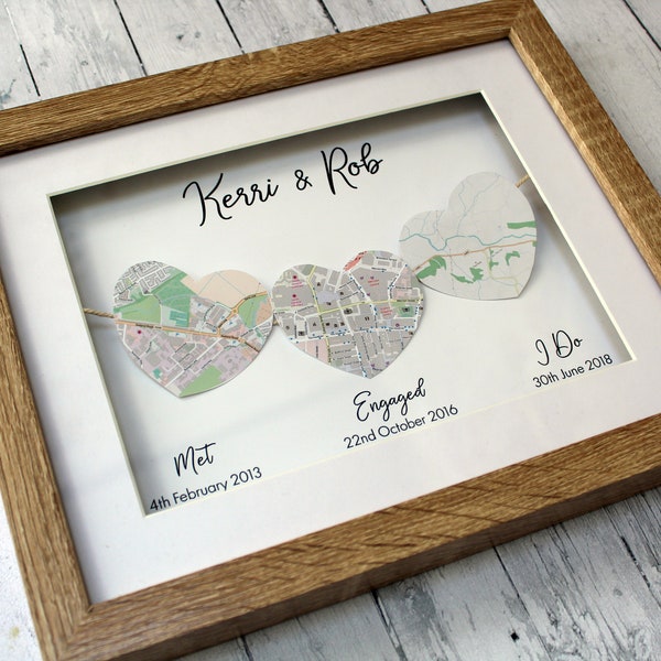 Digital Map Display Case - Etsy