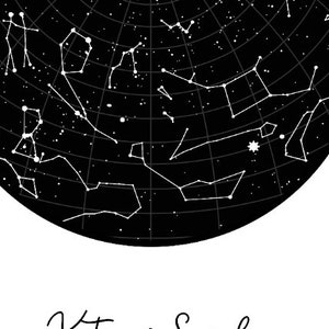Custom Star Map Print, First Birthday Gift, First Birthday Gift for ...