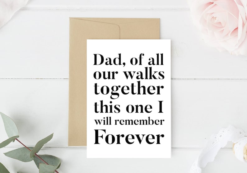 Father of the bride card father of the bride Dad Wedding | Etsy