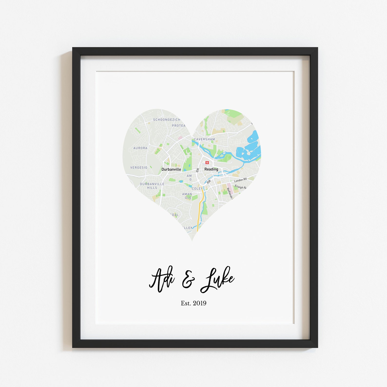 Map Wedding Gift Wedding Gift Ideas Wedding Gift | Etsy