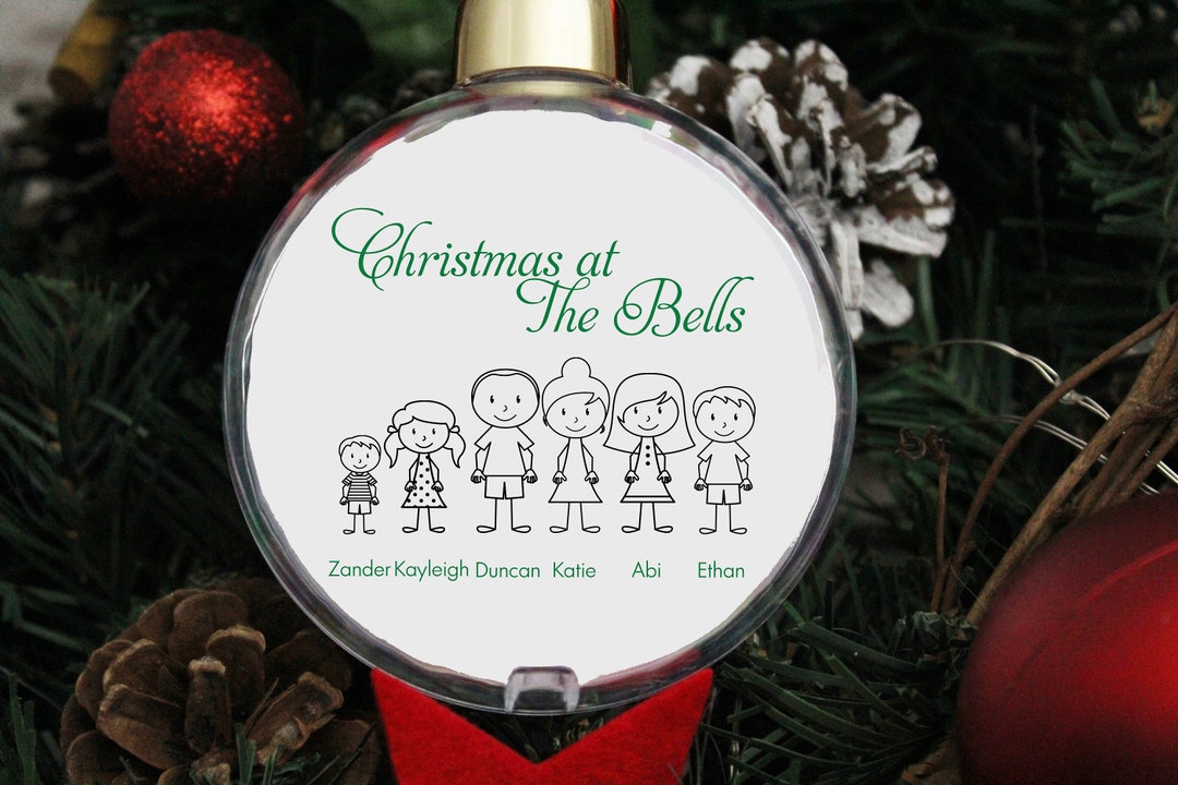 Stick Family Christmas Decoration Family Tree Decor - Etsy