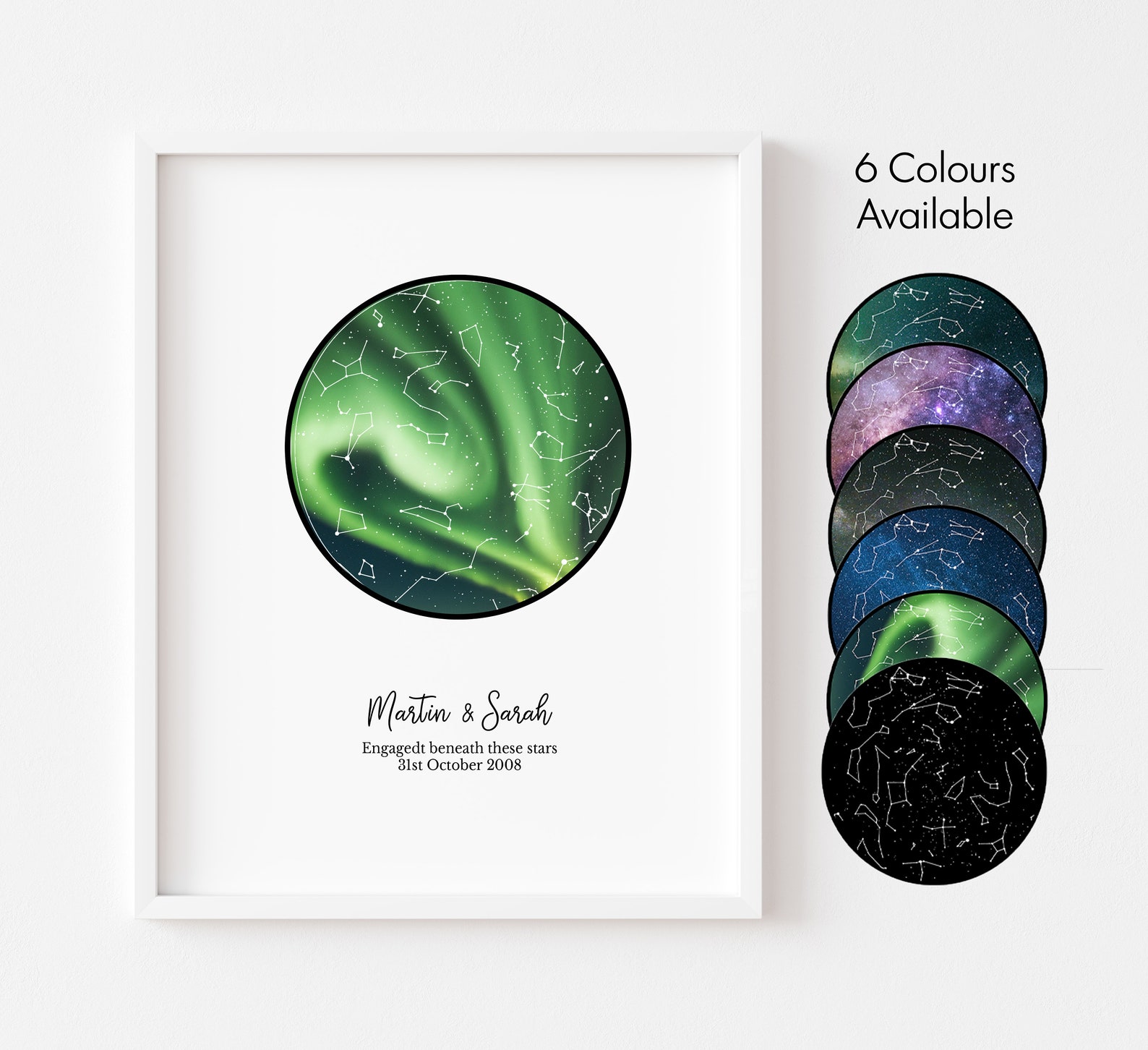 Engagement Star Map Star Map Engagement Date Star Map - Etsy